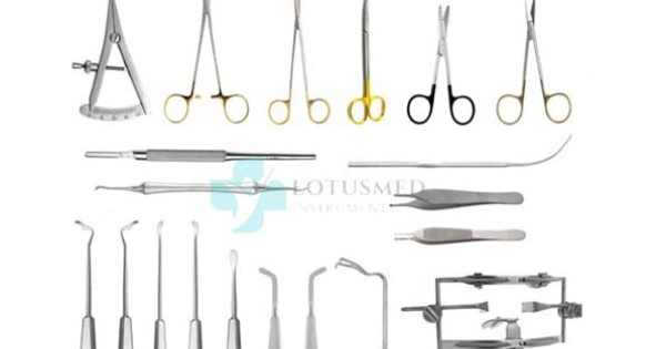 Cleft plate & Reparing instruments set of 22 PCS