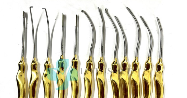 Endoforehead Dissector Set of 12 Pieces